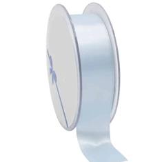 Ribbon Woven Edge Light Blue 25mm
